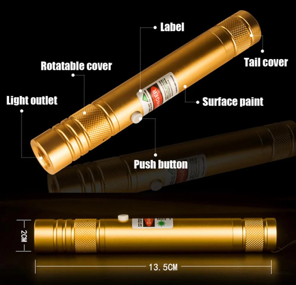 Cheap and Powerful 100mW / 200mW USB Rechargeable Green Laser Pointer