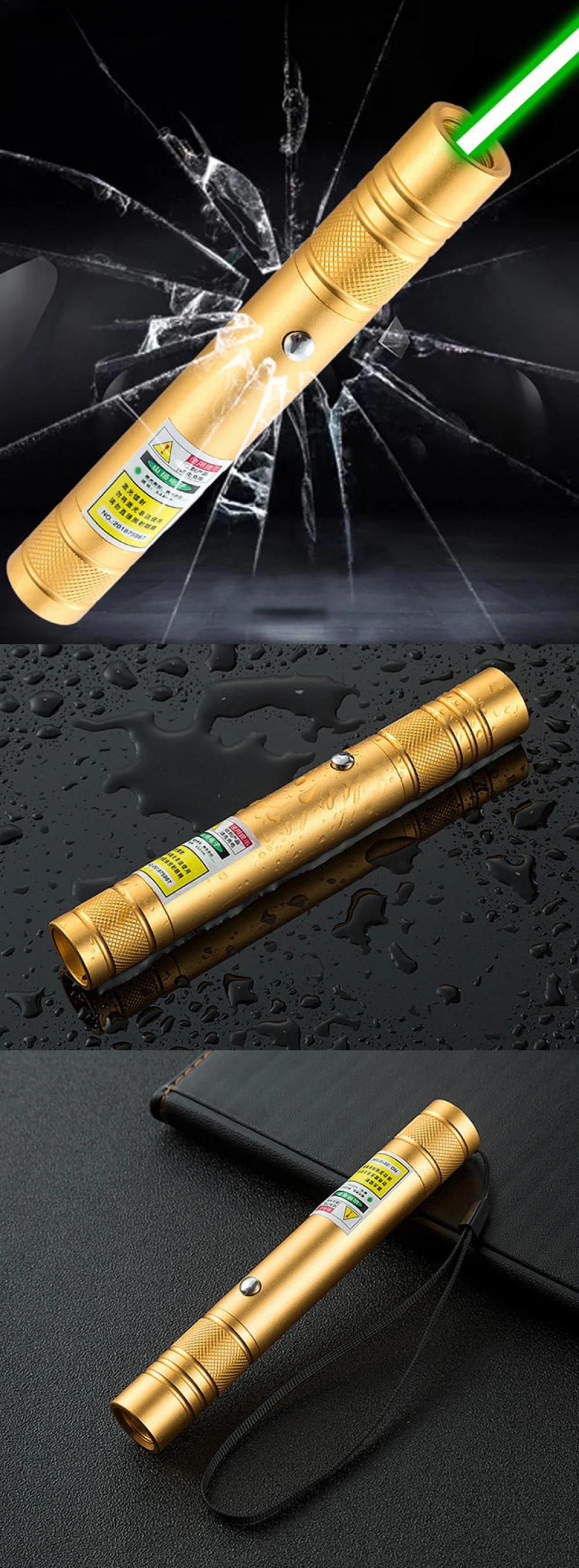 Cheap and Powerful 100mW / 200mW USB Rechargeable Green Laser Pointer